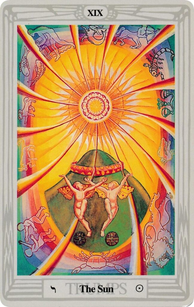 The Sun in Thoth Tarot: Positivity and Success
